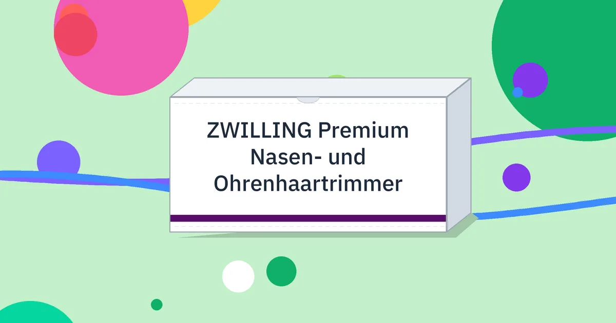 Symbolbild: Packung mit der Aufschrift ZWILLING Premium Nasen- und Ohrenhaartrimmer (PZN 18746065) – Verfügbarkeit und Bezug in Apotheken in Frankfurt am Main