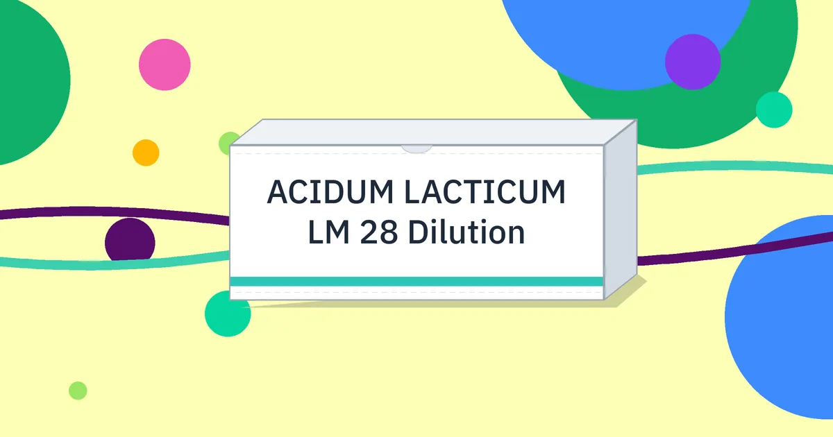 Symbolbild: Packung mit der Aufschrift ACIDUM LACTICUM LM 28 Dilution (PZN 13279601) – Verfügbarkeit und Bezug in Apotheken in Frankfurt am Main