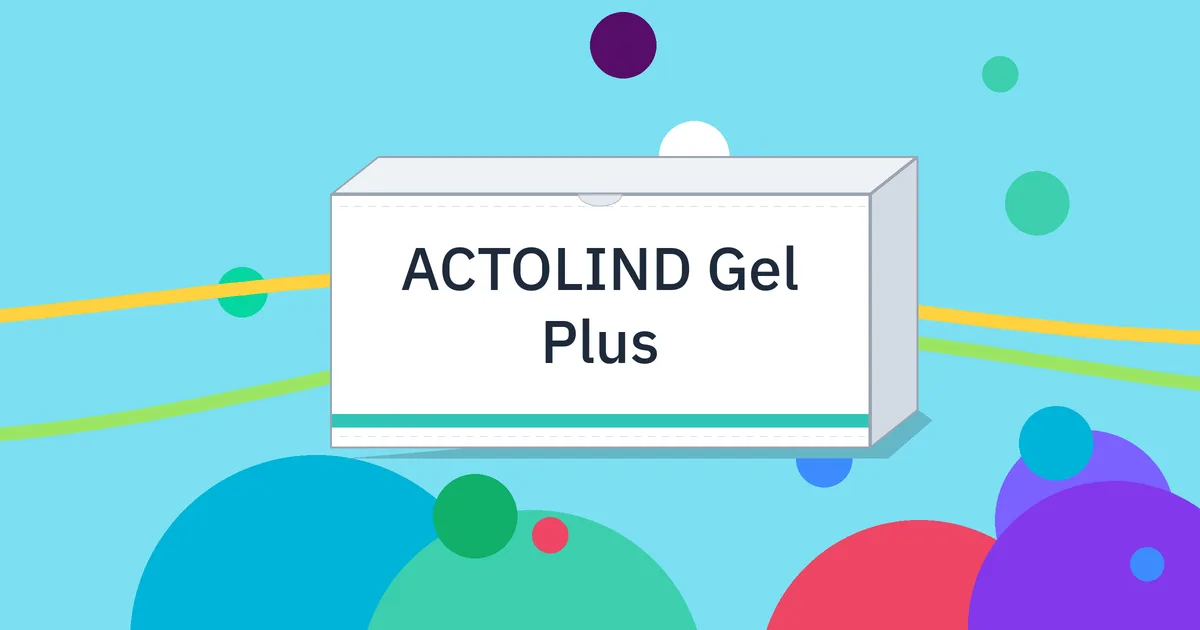 Symbolbild: Packung mit der Aufschrift ACTOLIND Gel Plus (PZN 17586949) – Verfügbarkeit und Bezug in Apotheken in Frankfurt am Main