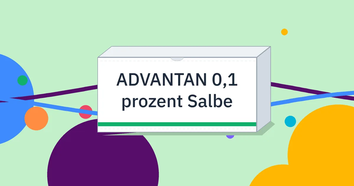 Symbolbild: Packung mit der Aufschrift ADVANTAN 0,1 prozent Salbe (PZN 04939300) – Verfügbarkeit und Bezug in Apotheken in Frankfurt am Main