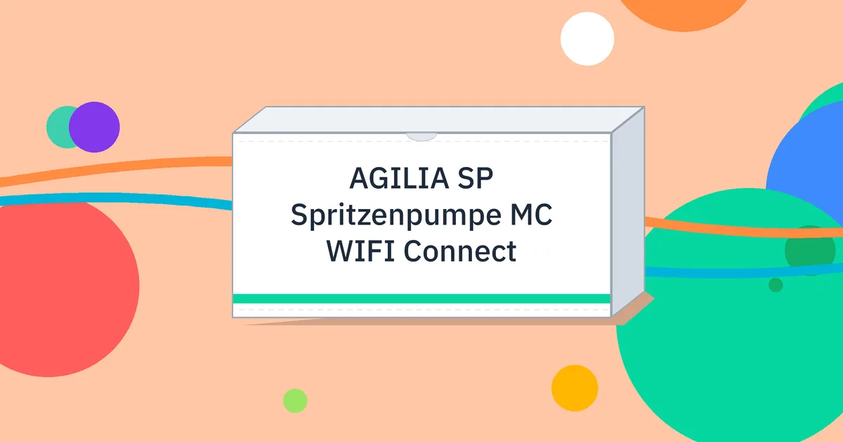 Symbolbild: Packung mit der Aufschrift AGILIA SP Spritzenpumpe MC WIFI Connect (PZN 18058862) – Verfügbarkeit und Bezug in Apotheken in Frankfurt am Main