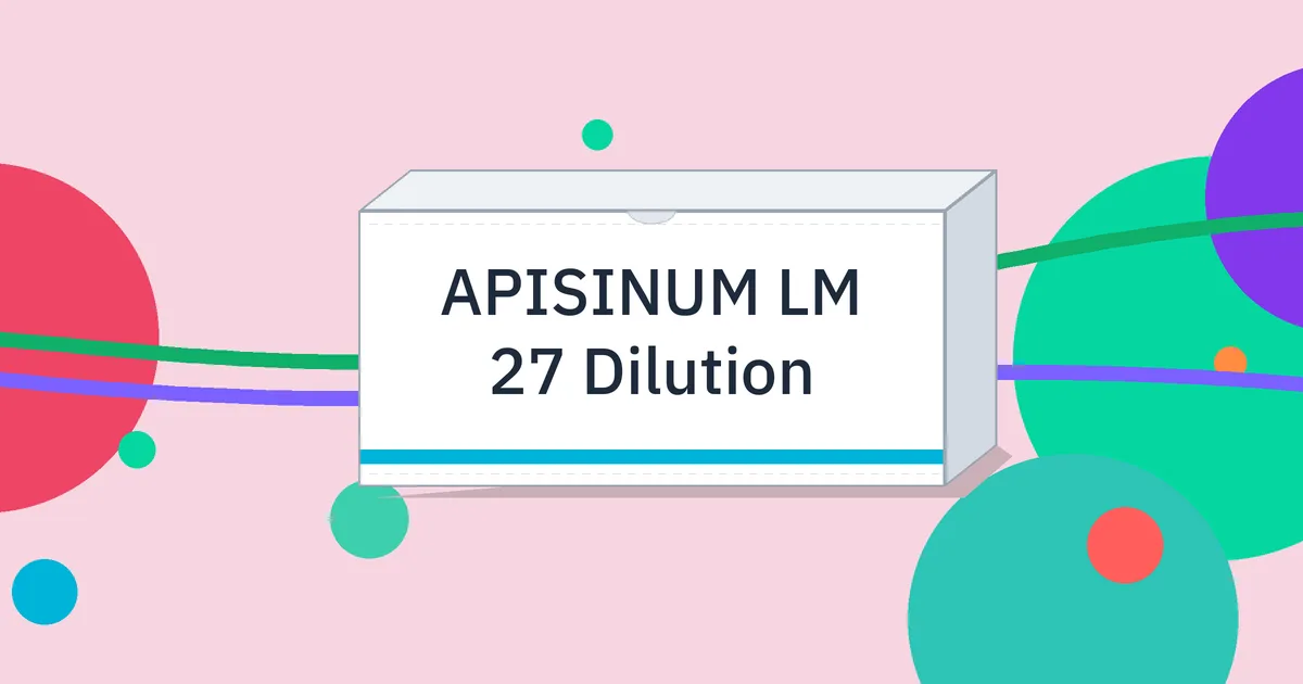 Symbolbild: Packung mit der Aufschrift APISINUM LM 27 Dilution (PZN 12456946) – Verfügbarkeit und Bezug in Apotheken in Frankfurt am Main