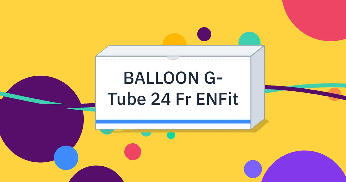 Symbolbild: Packung mit der Aufschrift BALLOON G-Tube 24 Fr ENFit (PZN 17601353) – Verfügbarkeit und Bezug in Apotheken in Frankfurt am Main