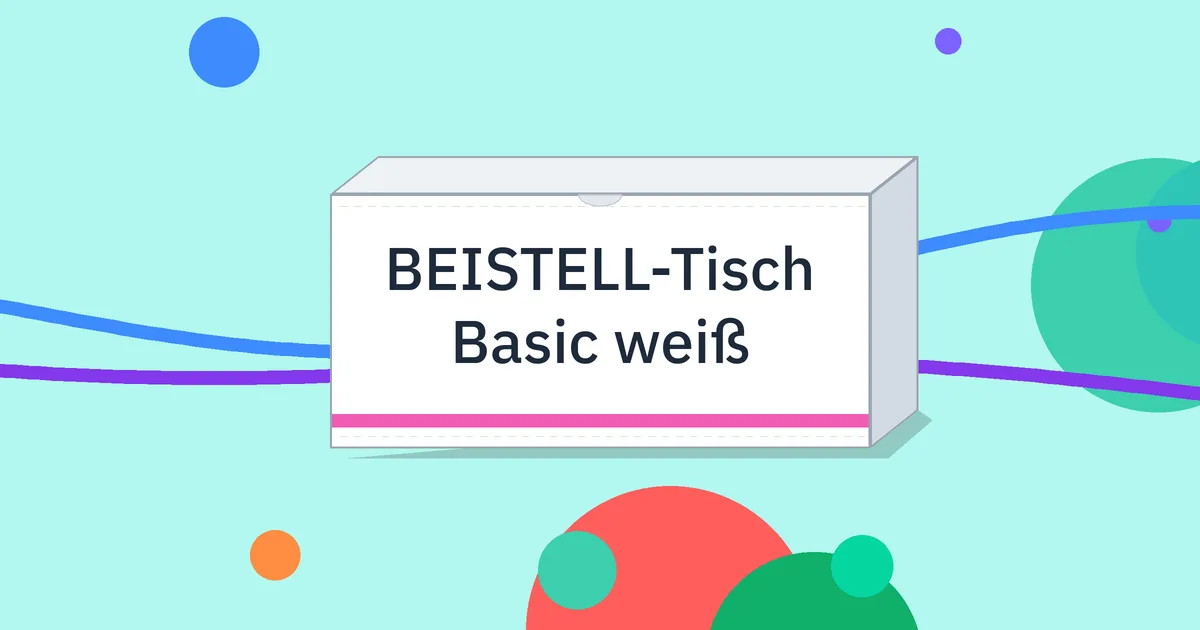 Symbolbild: Packung mit der Aufschrift BEISTELL-Tisch Basic weiß (PZN 00828437) – Verfügbarkeit und Bezug in Apotheken in Frankfurt am Main