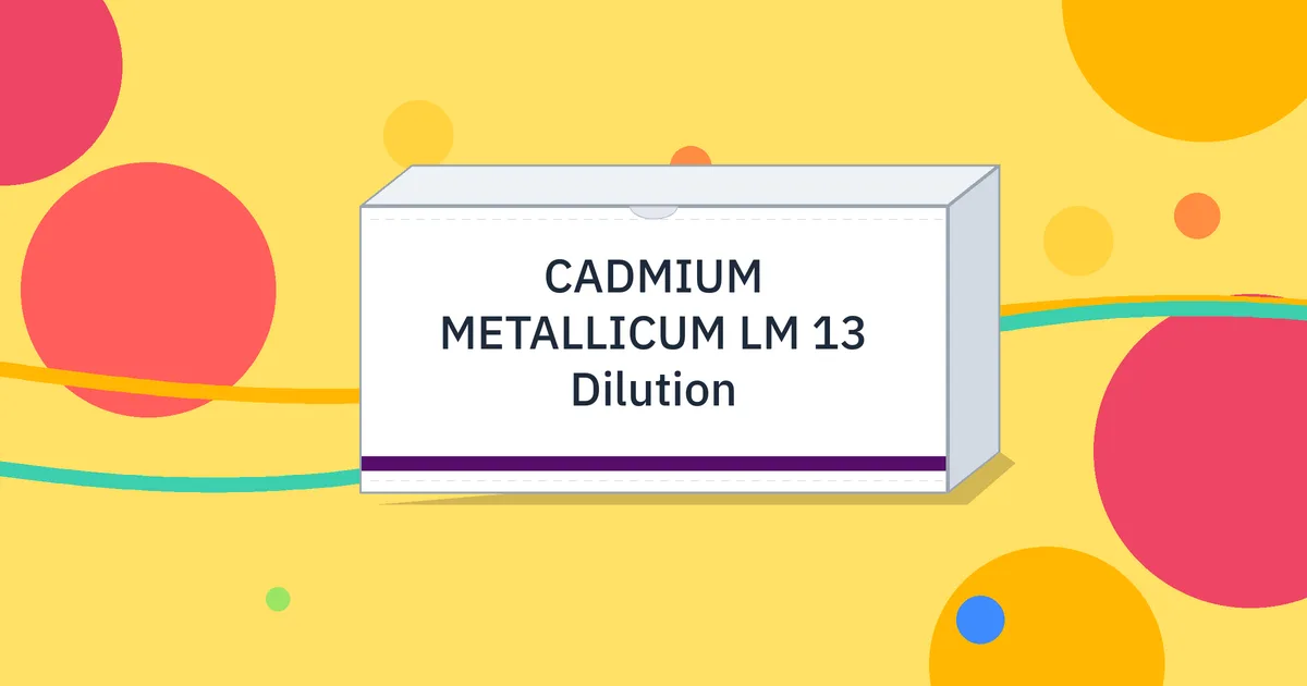 Symbolbild: Packung mit der Aufschrift CADMIUM METALLICUM LM 13 Dilution (PZN 13400221) – Verfügbarkeit und Bezug in Apotheken in Frankfurt am Main
