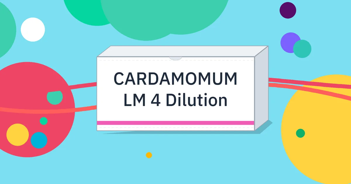Symbolbild: Packung mit der Aufschrift CARDAMOMUM LM 4 Dilution (PZN 13429503) – Verfügbarkeit und Bezug in Apotheken in Frankfurt am Main