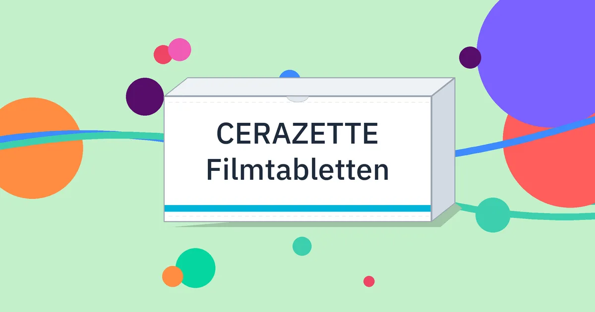 Symbolbild: Packung mit der Aufschrift CERAZETTE Filmtabletten (PZN 04432966) – Verfügbarkeit und Bezug in Apotheken in Frankfurt am Main