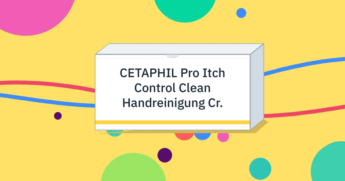 Symbolbild: Packung mit der Aufschrift CETAPHIL Pro Itch Control Clean Handreinigung Cr. (PZN 20007441) – Verfügbarkeit und Bezug in Apotheken in Frankfurt am Main