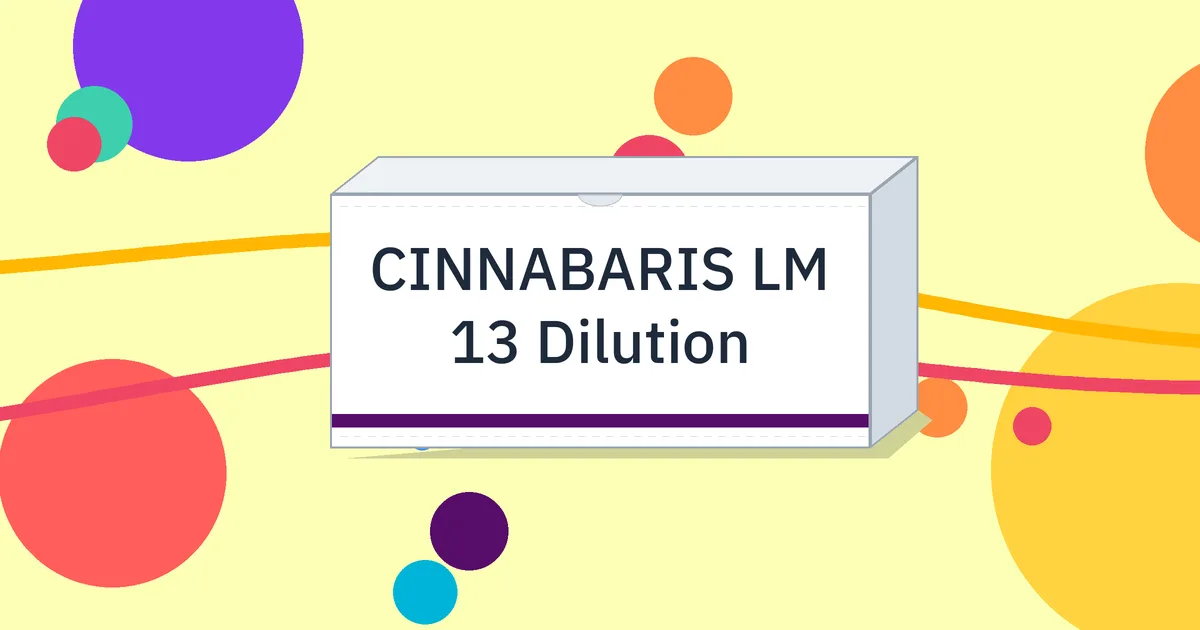 Symbolbild: Packung mit der Aufschrift CINNABARIS LM 13 Dilution (PZN 12820398) – Verfügbarkeit und Bezug in Apotheken in Frankfurt am Main