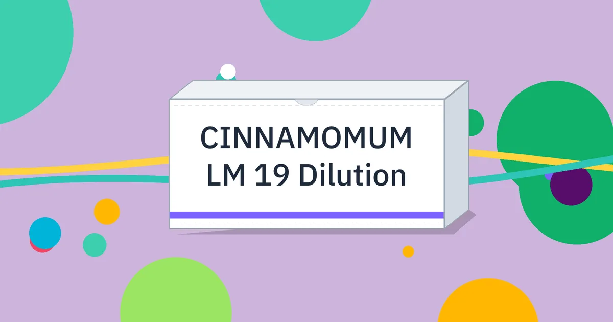 Symbolbild: Packung mit der Aufschrift CINNAMOMUM LM 19 Dilution (PZN 12820926) – Verfügbarkeit und Bezug in Apotheken in Frankfurt am Main