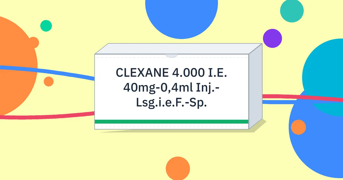 Symbolbild: Packung mit der Aufschrift CLEXANE 4.000 I.E. 40mg-0,4ml Inj.-Lsg.i.e.F.-Sp. (PZN 15293278) – Verfügbarkeit und Bezug in Apotheken in Frankfurt am Main