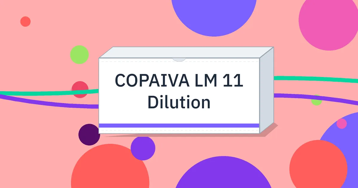 Symbolbild: Packung mit der Aufschrift COPAIVA LM 11 Dilution (PZN 13451075) – Verfügbarkeit und Bezug in Apotheken in Frankfurt am Main