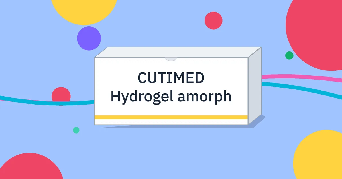 Symbolbild: Packung mit der Aufschrift CUTIMED Hydrogel amorph (PZN 16828238) – Verfügbarkeit und Bezug in Apotheken in Frankfurt am Main