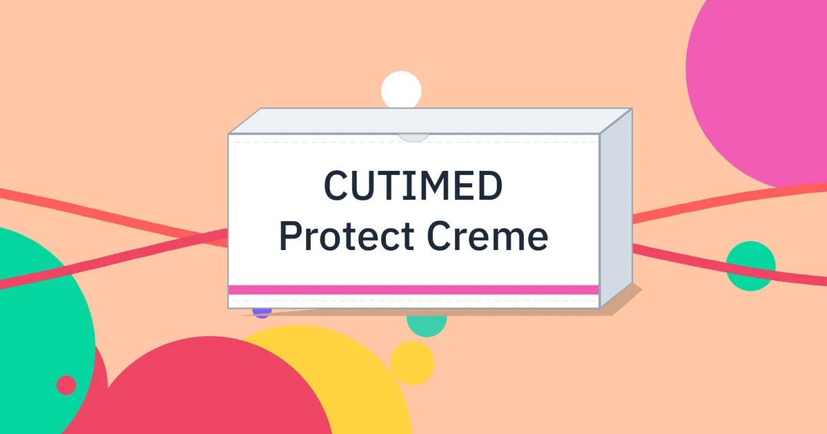 Symbolbild: Packung mit der Aufschrift CUTIMED Protect Creme (PZN 06147827) – Verfügbarkeit und Bezug in Apotheken in Frankfurt am Main