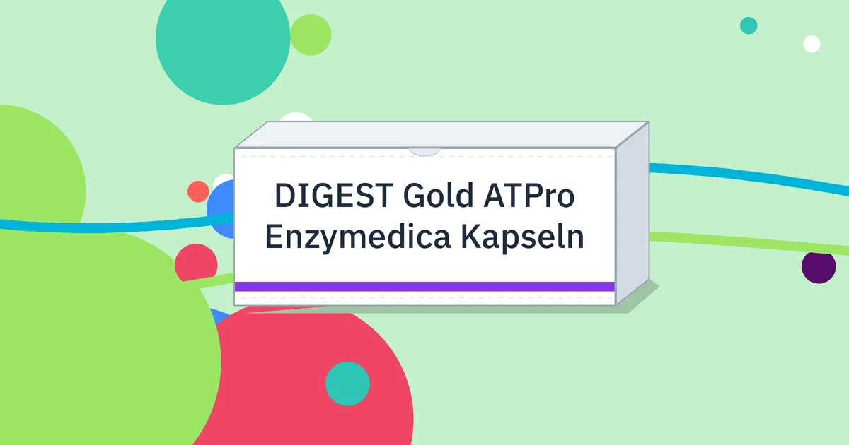 Symbolbild: Packung mit der Aufschrift DIGEST Gold ATPro Enzymedica Kapseln (PZN 16940998) – Verfügbarkeit und Bezug in Apotheken in Frankfurt am Main