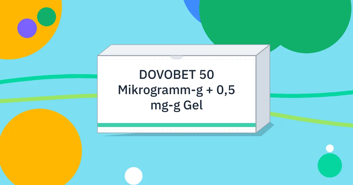 Symbolbild: Packung mit der Aufschrift DOVOBET 50 Mikrogramm-g + 0,5 mg-g Gel (PZN 11015654) – Verfügbarkeit und Bezug in Apotheken in Frankfurt am Main
