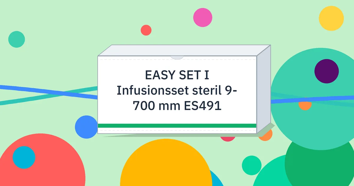 Symbolbild: Packung mit der Aufschrift EASY SET I Infusionsset steril 9-700 mm ES491 (PZN 17149597) – Verfügbarkeit und Bezug in Apotheken in Frankfurt am Main