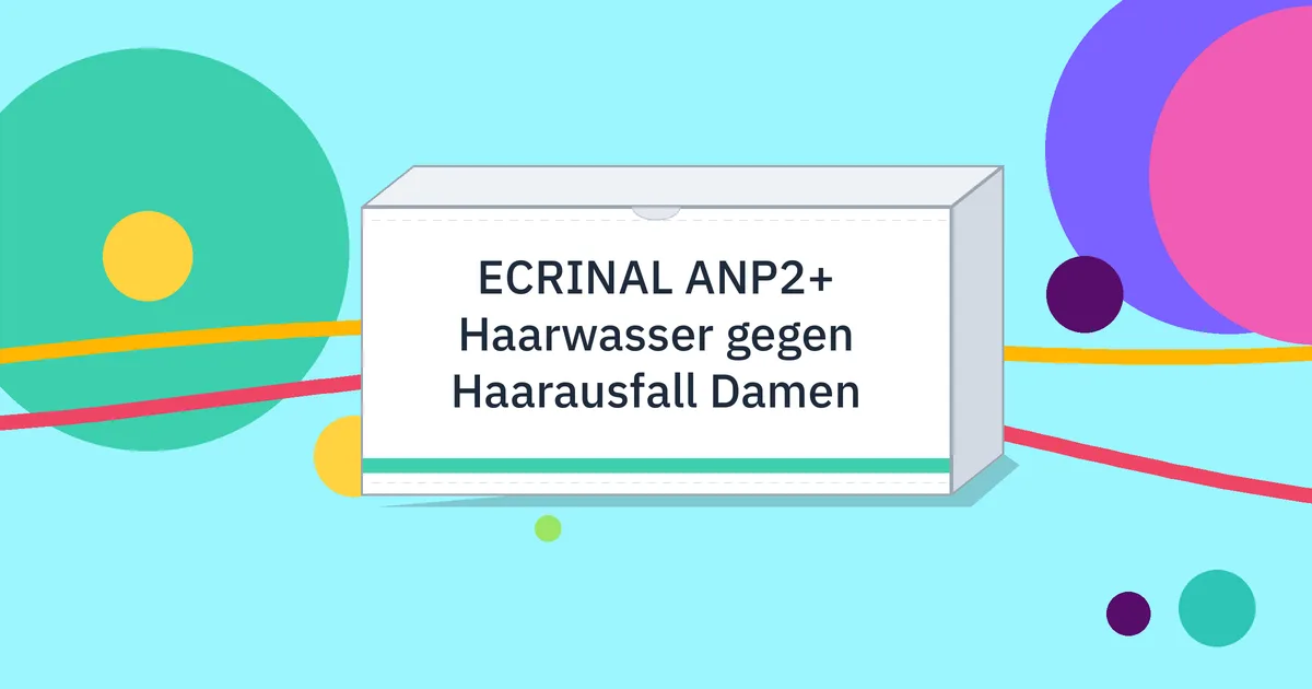 Symbolbild: Packung mit der Aufschrift ECRINAL ANP2+ Haarwasser gegen Haarausfall Damen (PZN 12372149) – Verfügbarkeit und Bezug in Apotheken in Frankfurt am Main
