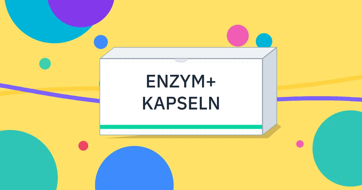 Symbolbild: Packung mit der Aufschrift ENZYM+ KAPSELN (PZN 17426080) – Verfügbarkeit und Bezug in Apotheken in Frankfurt am Main