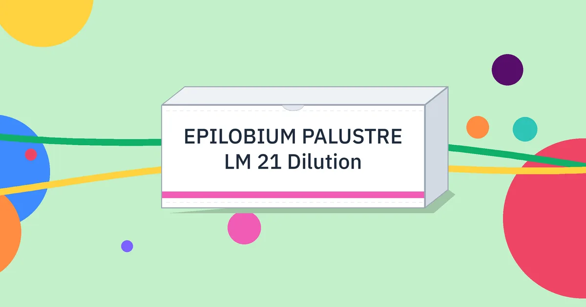 Symbolbild: Packung mit der Aufschrift EPILOBIUM PALUSTRE LM 21 Dilution (PZN 13472203) – Verfügbarkeit und Bezug in Apotheken in Frankfurt am Main