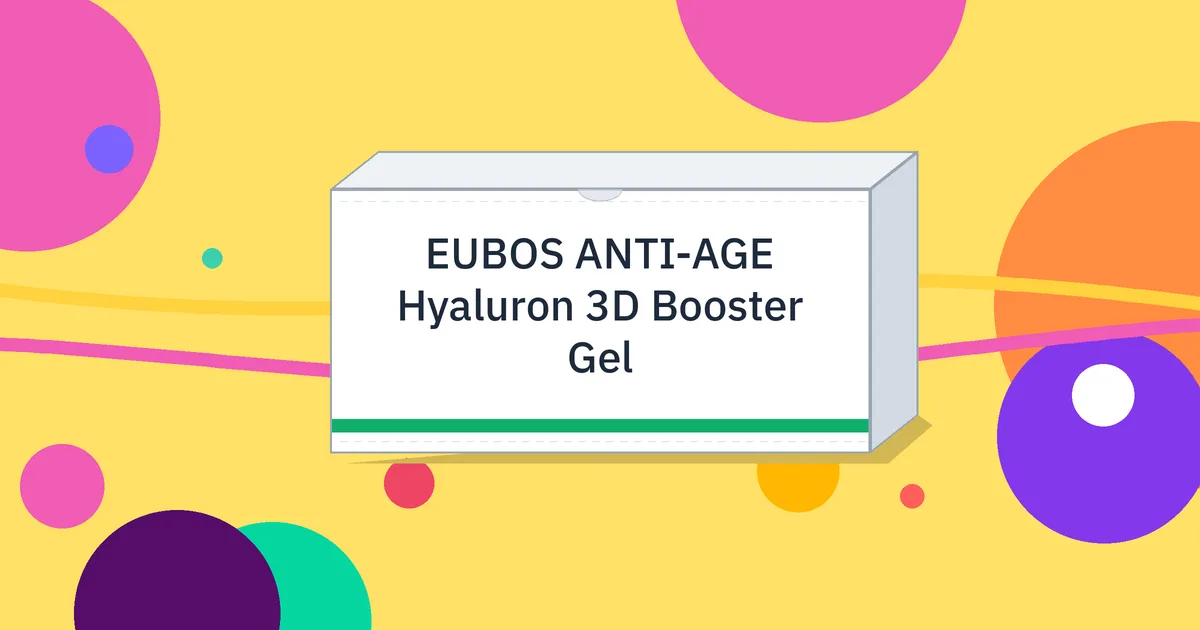 Symbolbild: Packung mit der Aufschrift EUBOS ANTI-AGE Hyaluron 3D Booster Gel (PZN 11674919) – Verfügbarkeit und Bezug in Apotheken in Frankfurt am Main