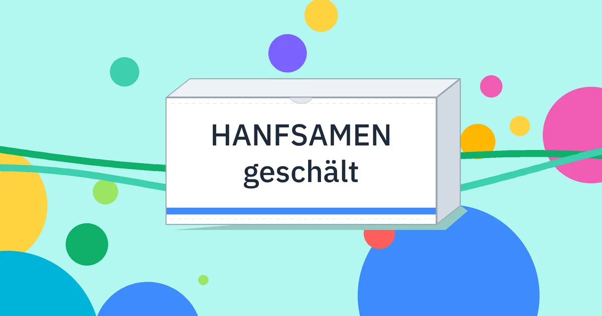 Symbolbild: Packung mit der Aufschrift HANFSAMEN geschält (PZN 19307652) – Verfügbarkeit und Bezug in Apotheken in Frankfurt am Main