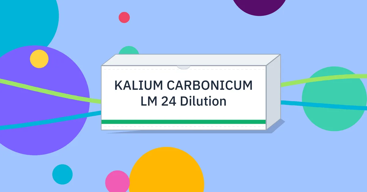 Symbolbild: Packung mit der Aufschrift KALIUM CARBONICUM LM 24 Dilution (PZN 07540745) – Verfügbarkeit und Bezug in Apotheken in Frankfurt am Main