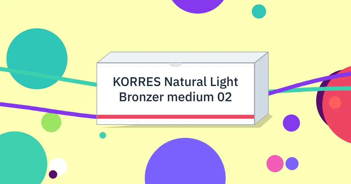 Symbolbild: Packung mit der Aufschrift KORRES Natural Light Bronzer medium 02 (PZN 20699226) – Verfügbarkeit und Bezug in Apotheken in Frankfurt am Main