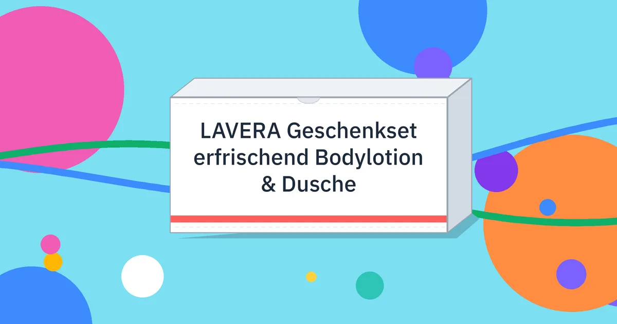 Symbolbild: Packung mit der Aufschrift LAVERA Geschenkset erfrischend Bodylotion & Dusche (PZN 19503488) – Verfügbarkeit und Bezug in Apotheken in Frankfurt am Main