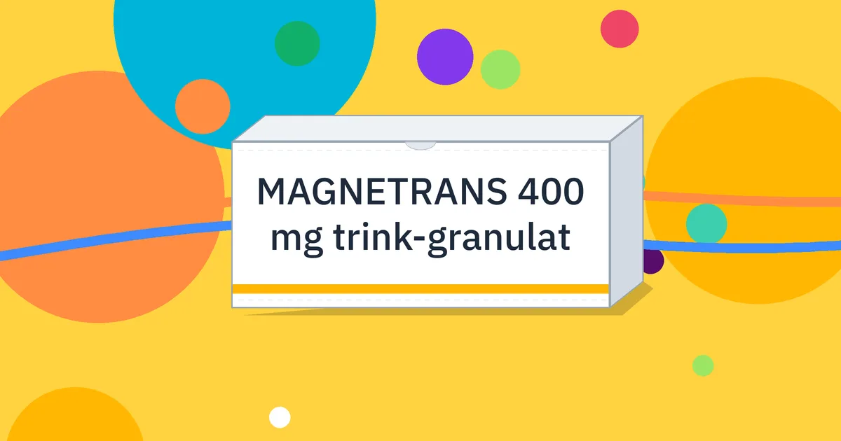 Symbolbild: Packung mit der Aufschrift MAGNETRANS 400 mg trink-granulat (PZN 16314947) – Verfügbarkeit und Bezug in Apotheken in Frankfurt am Main