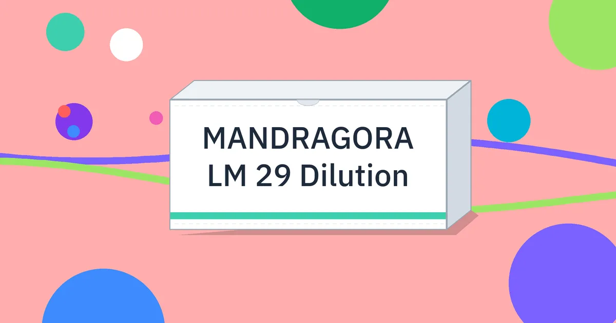 Symbolbild: Packung mit der Aufschrift MANDRAGORA LM 29 Dilution (PZN 12942090) – Verfügbarkeit und Bezug in Apotheken in Frankfurt am Main