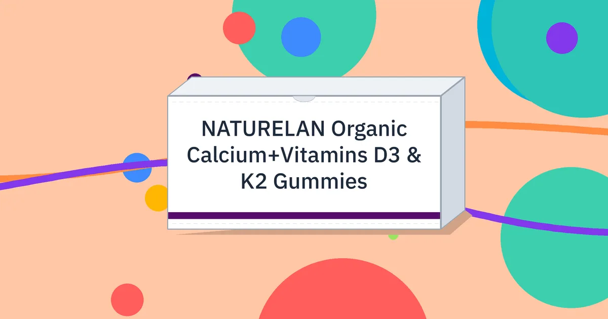 Symbolbild: Packung mit der Aufschrift NATURELAN Organic Calcium+Vitamins D3 & K2 Gummies (PZN 20088304) – Verfügbarkeit und Bezug in Apotheken in Frankfurt am Main