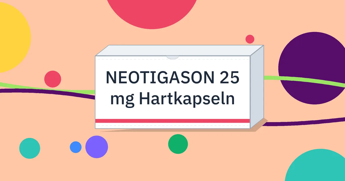Symbolbild: Packung mit der Aufschrift NEOTIGASON 25 mg Hartkapseln (PZN 18046735) – Verfügbarkeit und Bezug in Apotheken in Frankfurt am Main