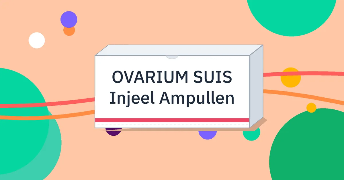 Symbolbild: Packung mit der Aufschrift OVARIUM SUIS Injeel Ampullen (PZN 00756324) – Verfügbarkeit und Bezug in Apotheken in Frankfurt am Main