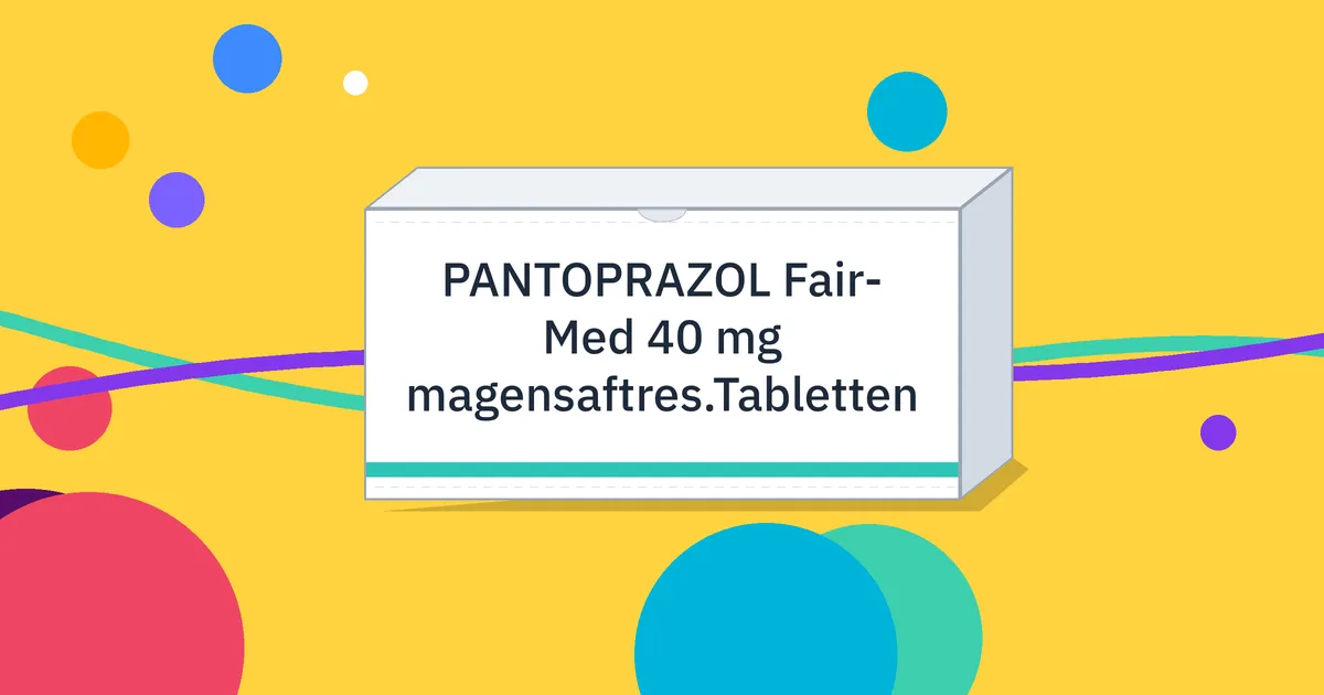 Symbolbild: Packung mit der Aufschrift PANTOPRAZOL Fair-Med 40 mg magensaftres.Tabletten (PZN 15243406) – Verfügbarkeit und Bezug in Apotheken in Frankfurt am Main