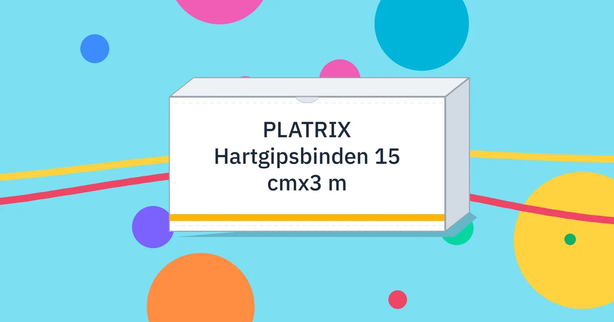 Symbolbild: Packung mit der Aufschrift PLATRIX Hartgipsbinden 15 cmx3 m (PZN 07154120) – Verfügbarkeit und Bezug in Apotheken in Frankfurt am Main