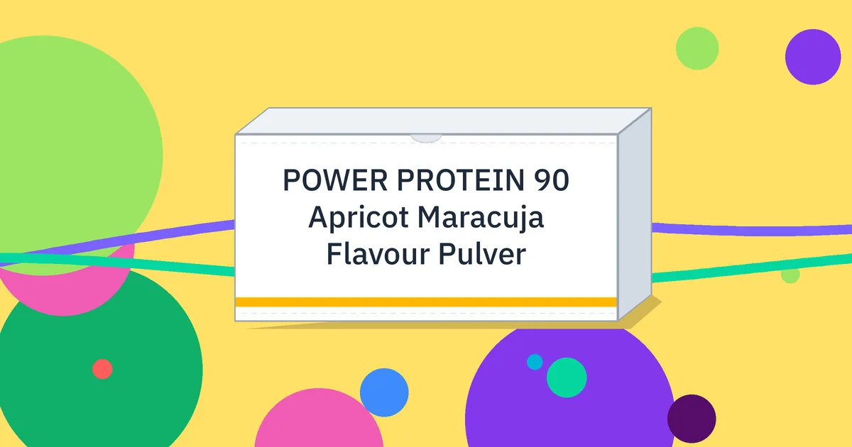 Symbolbild: Packung mit der Aufschrift POWER PROTEIN 90 Apricot Maracuja Flavour Pulver (PZN 09212175) – Verfügbarkeit und Bezug in Apotheken in Frankfurt am Main