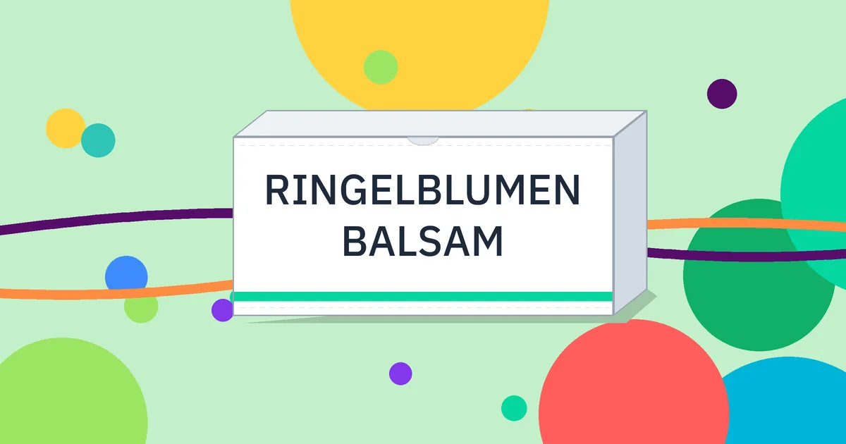 Symbolbild: Packung mit der Aufschrift RINGELBLUMEN BALSAM (PZN 07338280) – Verfügbarkeit und Bezug in Apotheken in Frankfurt am Main