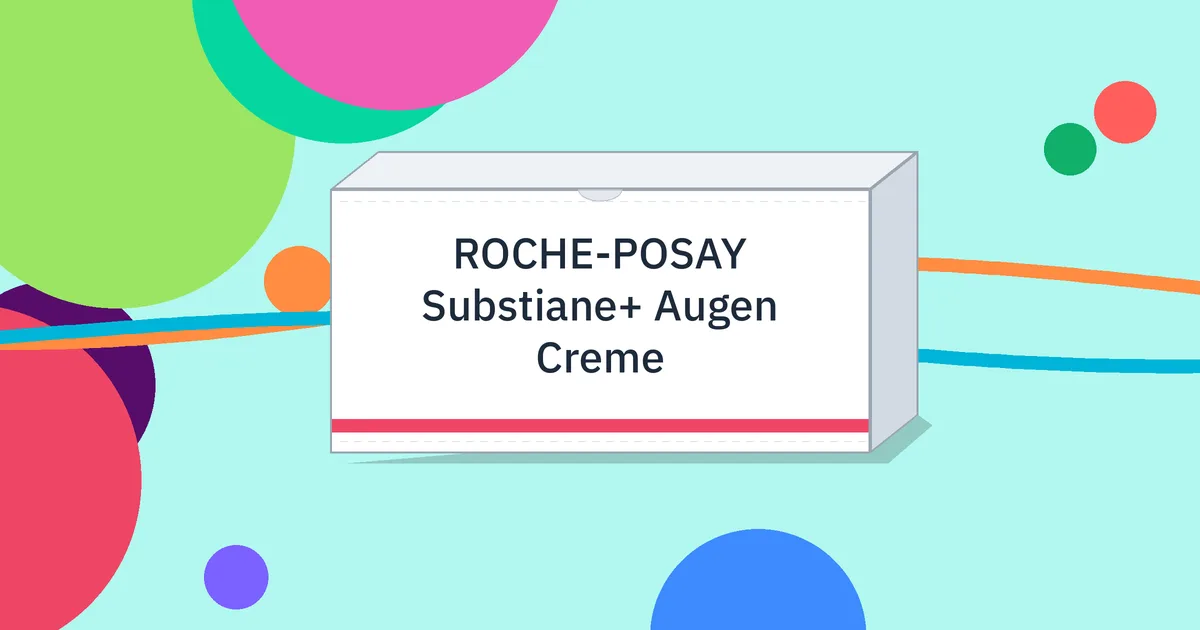 Symbolbild: Packung mit der Aufschrift ROCHE-POSAY Substiane+ Augen Creme (PZN 08403571) – Verfügbarkeit und Bezug in Apotheken in Frankfurt am Main
