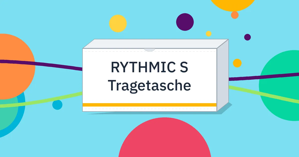 Symbolbild: Packung mit der Aufschrift RYTHMIC S Tragetasche (PZN 18786900) – Verfügbarkeit und Bezug in Apotheken in Frankfurt am Main