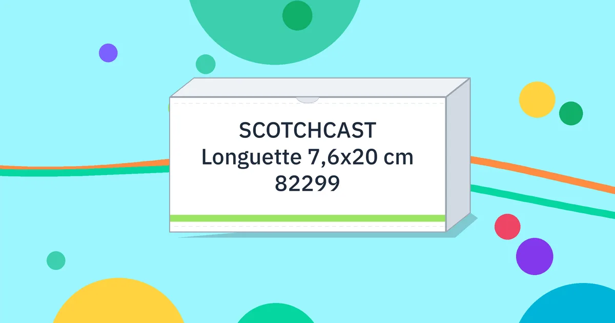 Symbolbild: Packung mit der Aufschrift SCOTCHCAST Longuette 7,6x20 cm 82299 (PZN 02697790) – Verfügbarkeit und Bezug in Apotheken in Frankfurt am Main