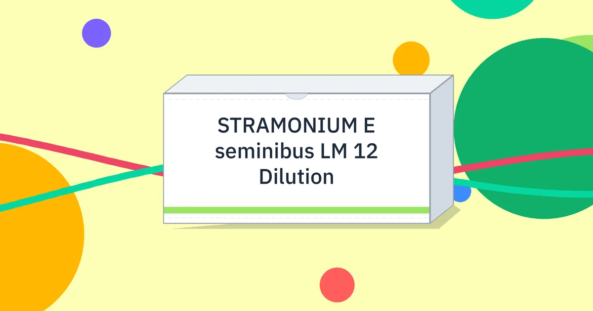 Symbolbild: Packung mit der Aufschrift STRAMONIUM E seminibus LM 12 Dilution (PZN 13202260) – Verfügbarkeit und Bezug in Apotheken in Frankfurt am Main