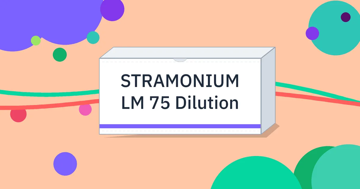 Symbolbild: Packung mit der Aufschrift STRAMONIUM LM 75 Dilution (PZN 13202053) – Verfügbarkeit und Bezug in Apotheken in Frankfurt am Main