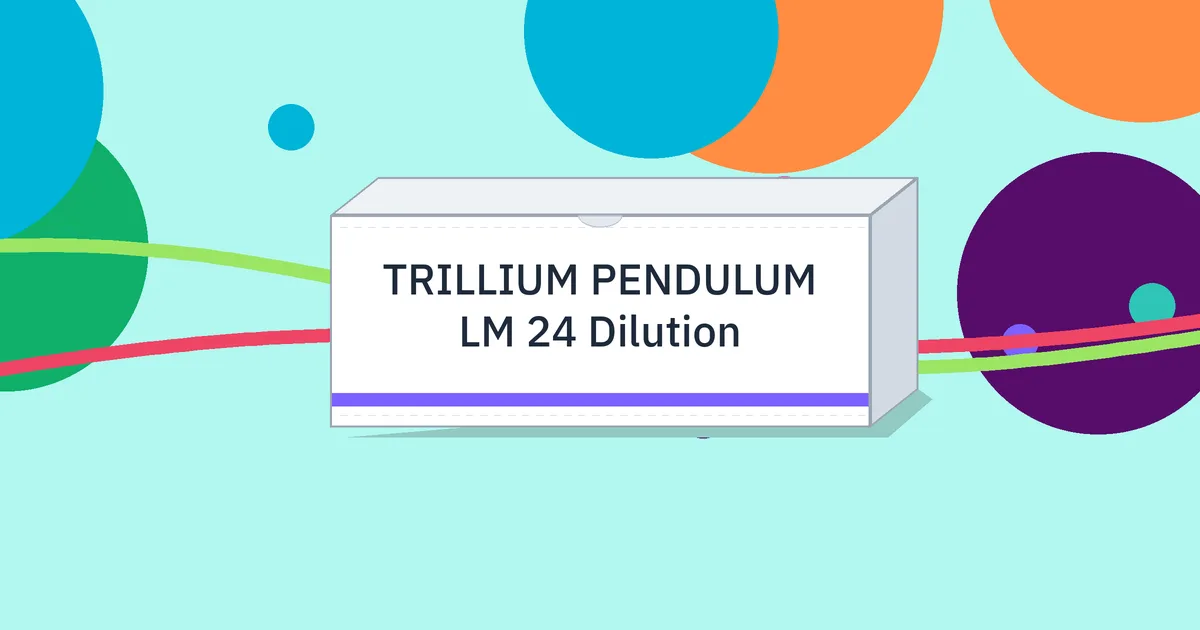 Symbolbild: Packung mit der Aufschrift TRILLIUM PENDULUM LM 24 Dilution (PZN 13227254) – Verfügbarkeit und Bezug in Apotheken in Frankfurt am Main