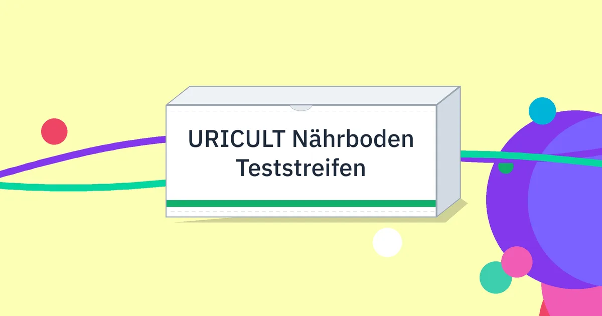 Symbolbild: Packung mit der Aufschrift URICULT Nährboden Teststreifen (PZN 10915002) – Verfügbarkeit und Bezug in Apotheken in Frankfurt am Main