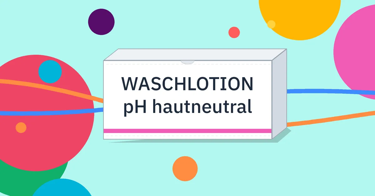 Symbolbild: Packung mit der Aufschrift WASCHLOTION pH hautneutral (PZN 16861655) – Verfügbarkeit und Bezug in Apotheken in Frankfurt am Main