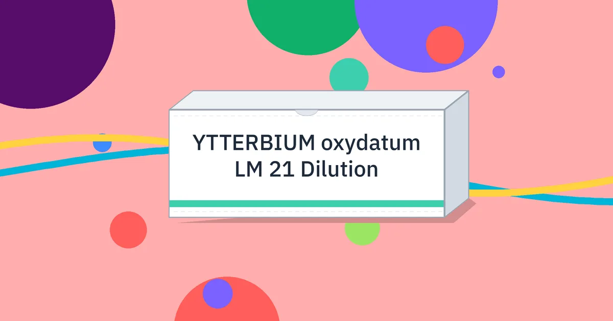 Symbolbild: Packung mit der Aufschrift YTTERBIUM oxydatum LM 21 Dilution (PZN 13287138) – Verfügbarkeit und Bezug in Apotheken in Frankfurt am Main