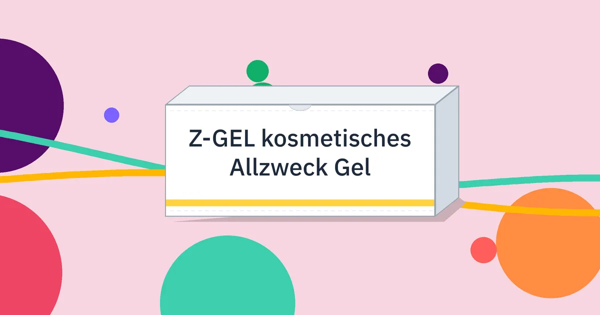 Symbolbild: Packung mit der Aufschrift Z-GEL kosmetisches Allzweck Gel (PZN 17877581) – Verfügbarkeit und Bezug in Apotheken in Frankfurt am Main