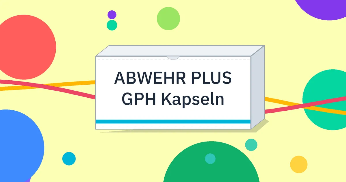 Symbolbild: Packung mit der Aufschrift ABWEHR PLUS GPH Kapseln (PZN 10555012) – Verfügbarkeit und Bezug in Apotheken in Frankfurt am Main