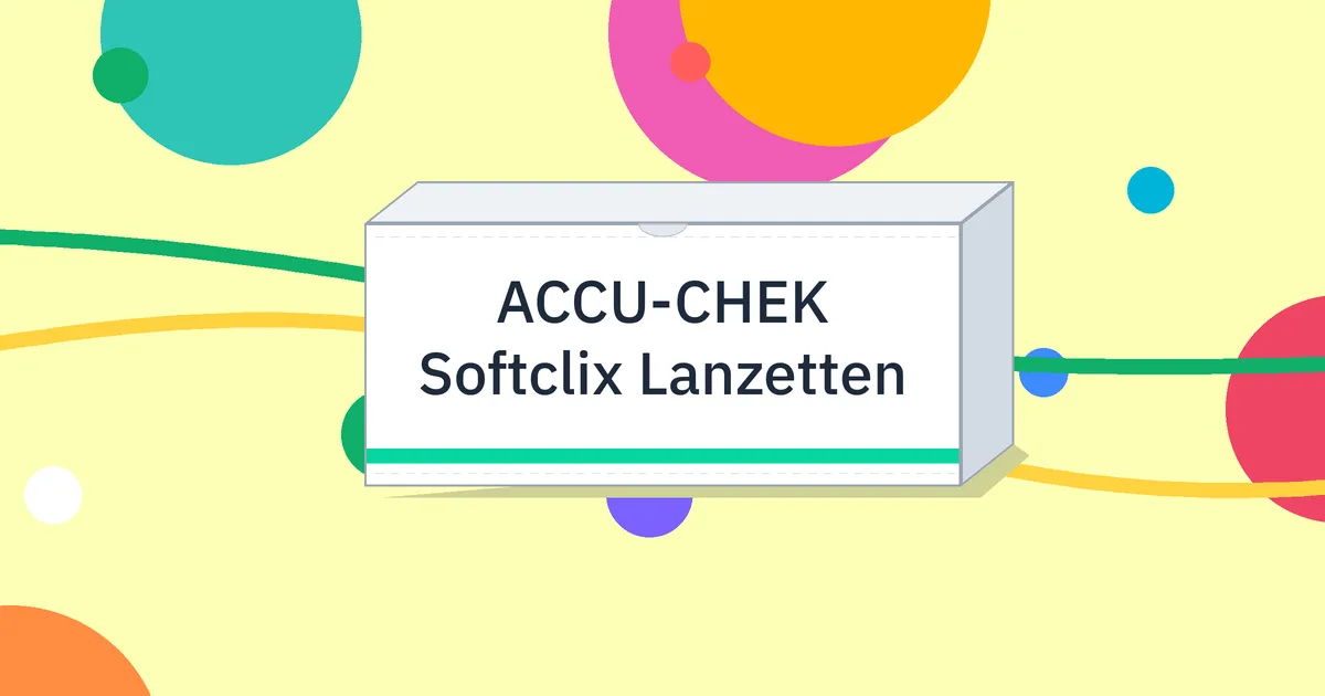 Symbolbild: Packung mit der Aufschrift ACCU-CHEK Softclix Lanzetten (PZN 02097452) – Verfügbarkeit und Bezug in Apotheken in Frankfurt am Main